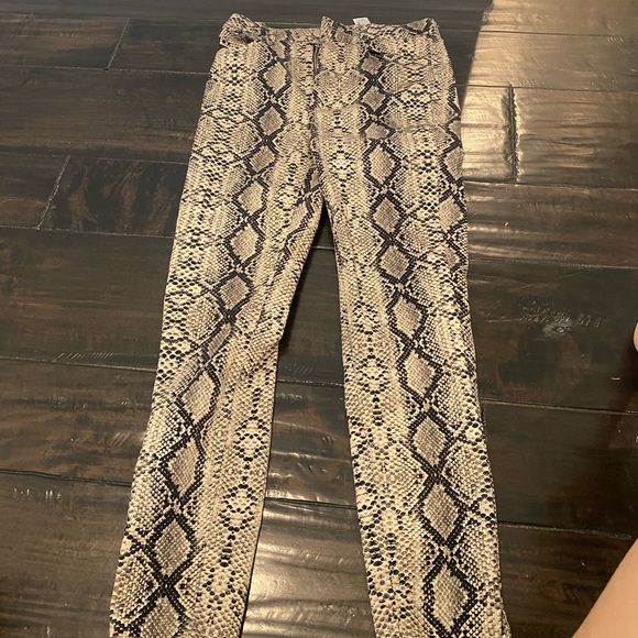 Zara | Pants & Jumpsuits | Zara Snake Pants | Poshmark